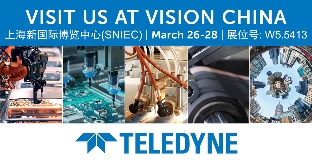 Teledyne brings new imaging solutions to Vision China - Adimec